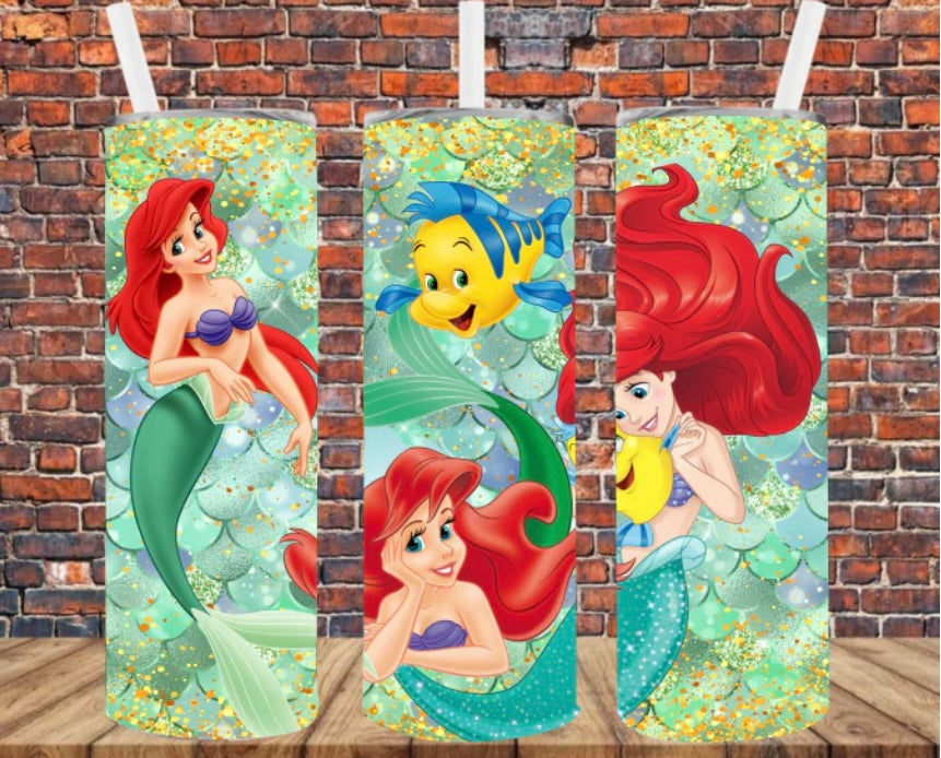 Mermaid Skinny Tumbler – Starry Night Co.