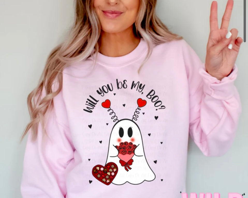 Be my Boo Crewneck (black) – Starry Night Co.