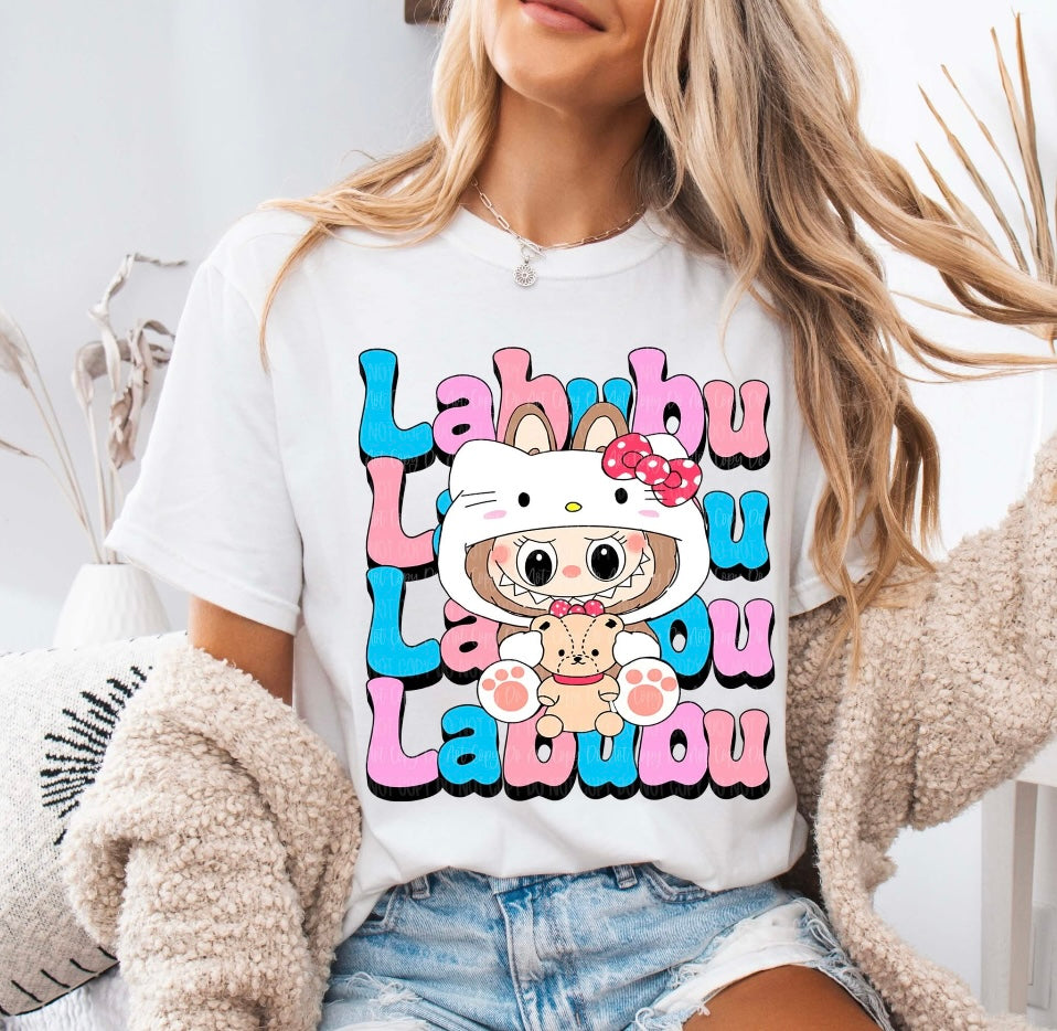 Pink and Blue Labubu – Starry Night Co.